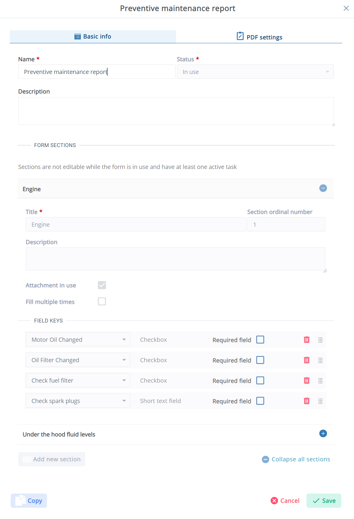 New Task Form View New Task Form View